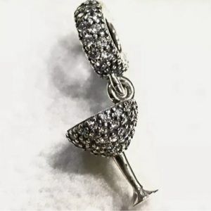 Pandora | Jewelry | Pandora Night Out Sparkling Cocktail Dangle Charm ...